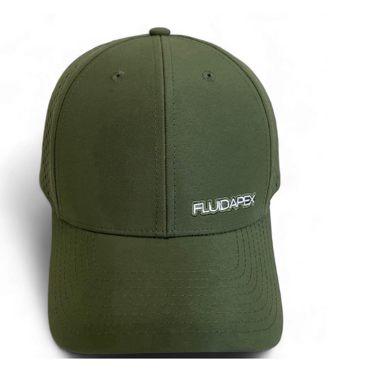 Limited Edition Olive Green “Camo” Microfibre SnapBack cap – fluidapex